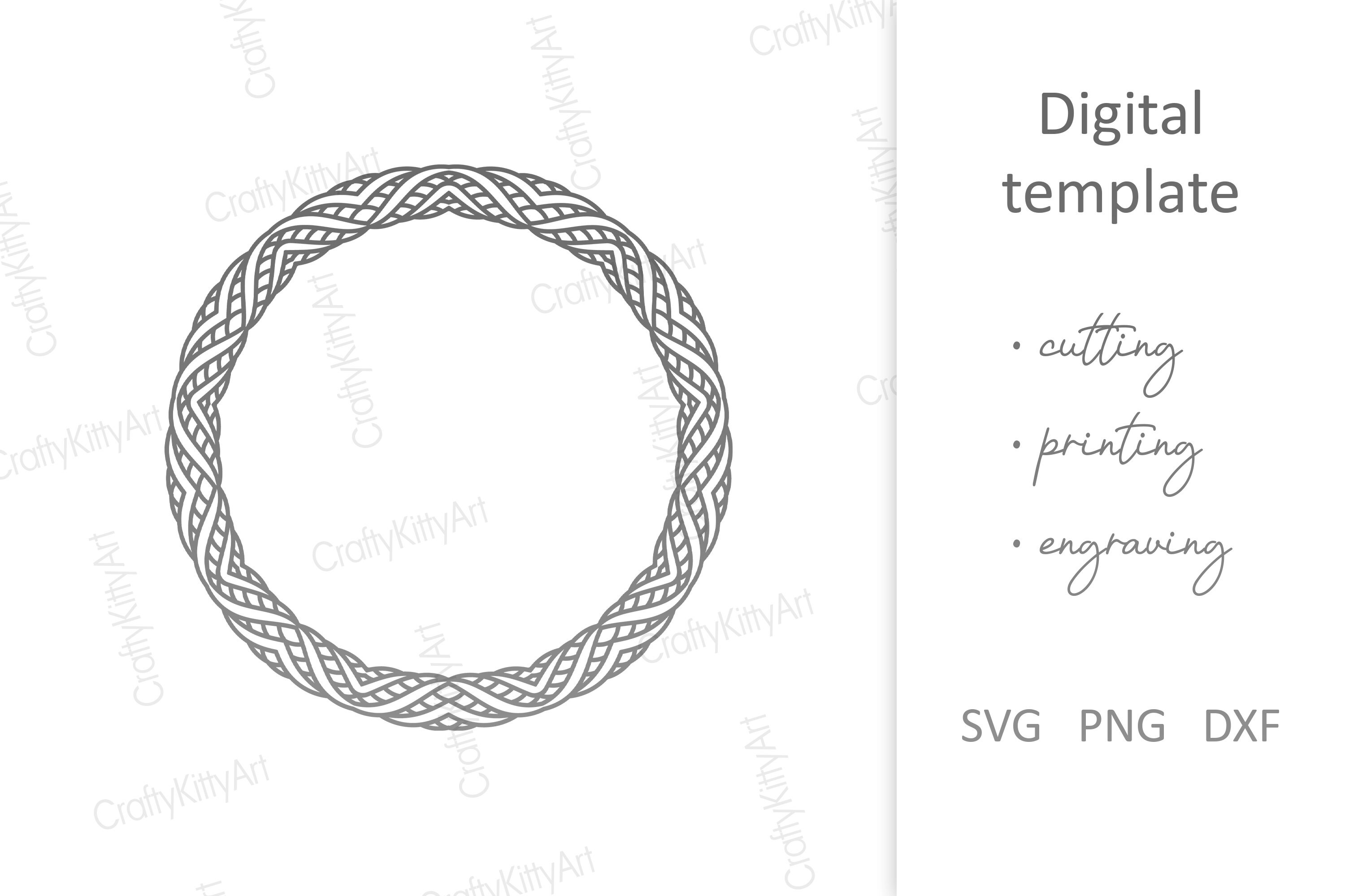 Rope Frame Svg. Rope Circle. Rope Ring. Rope Border. Round Rope ...