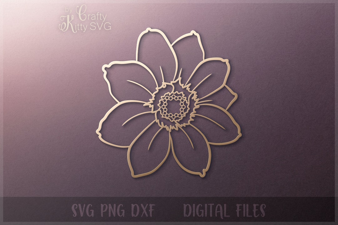 Cosmos Flower Svg. Wild Daisy. Sunflower. Digital SVG PNG DXF - Etsy