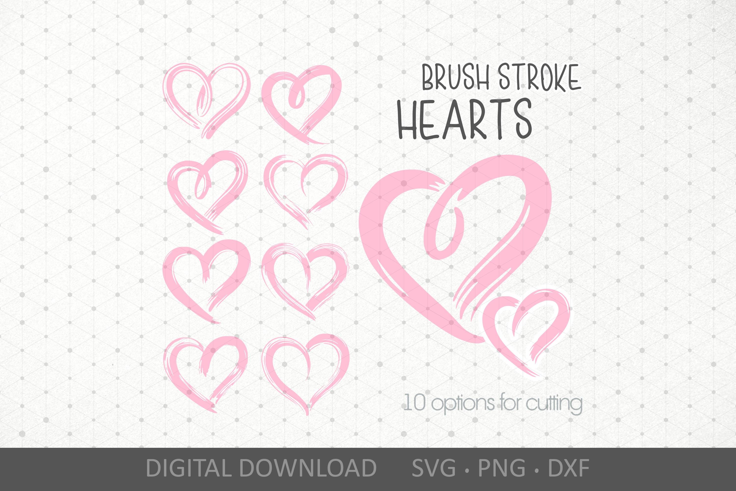 Hearts Svg. Heart Svg Bundle. Digital SVG PNG DXF File for Cricut ...