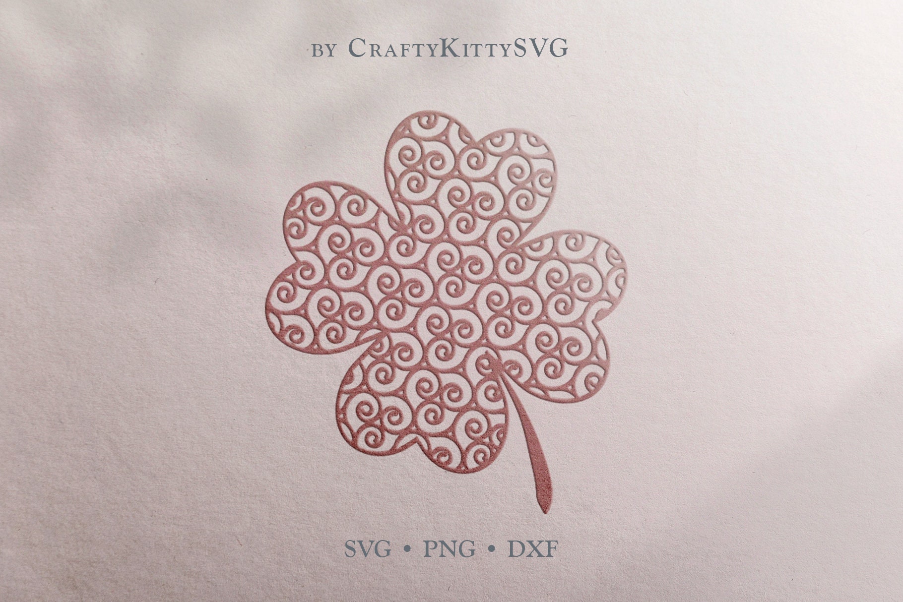 Shamrock Svg. Clover Svg. Four Leaf Svg. Digital SVG PNG DXF - Etsy