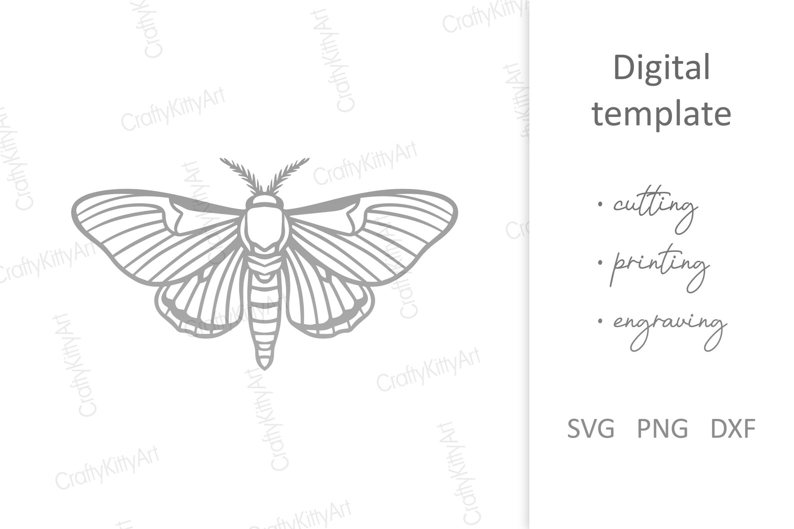 Moth Svg. Moth Laser Cut Svg File. Moth Papercut Svg. Digital SVG PNG ...