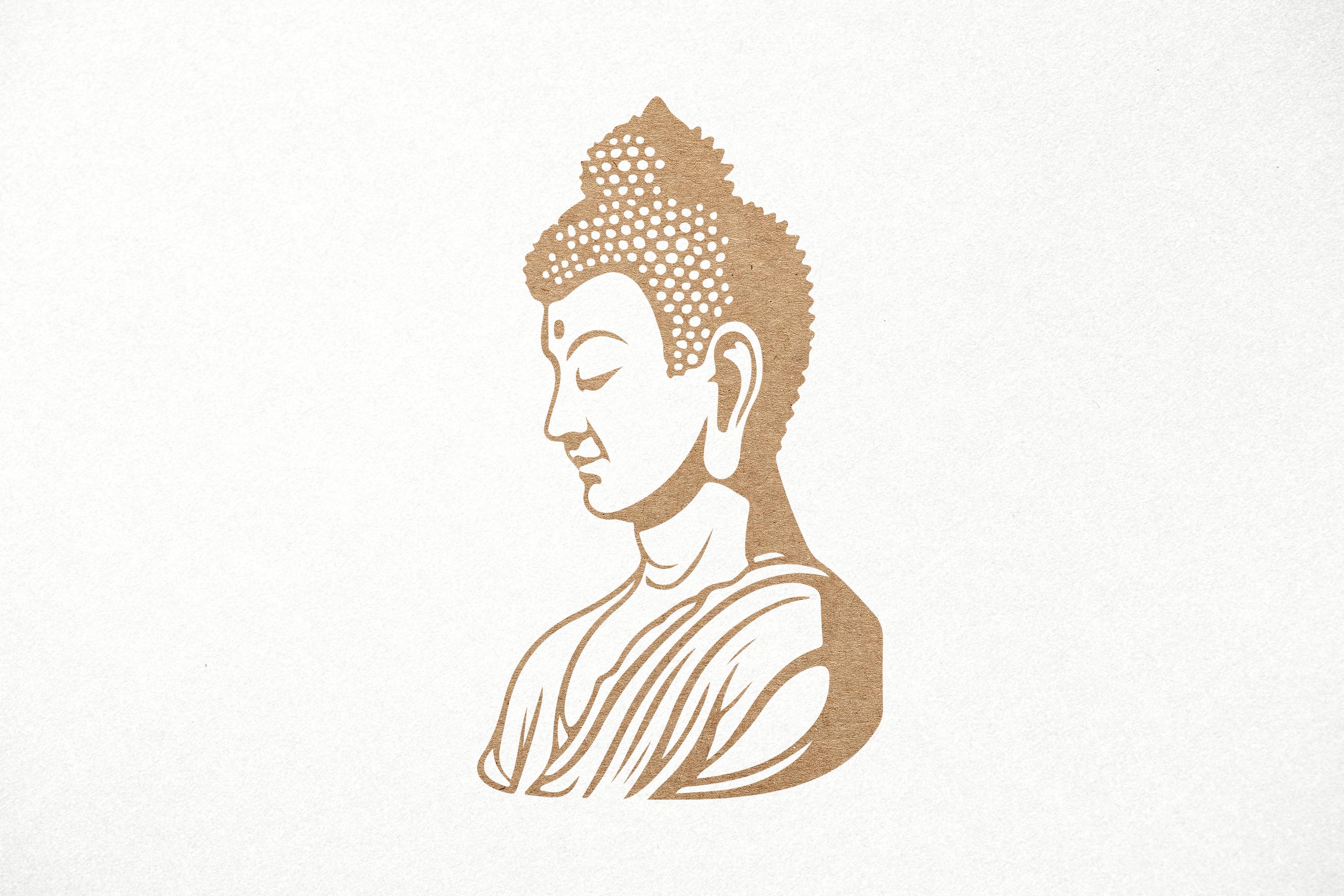 Buddha Svg. Buddha Face Svg. Digital SVG PNG DXF for Cricut, Silhouette ...
