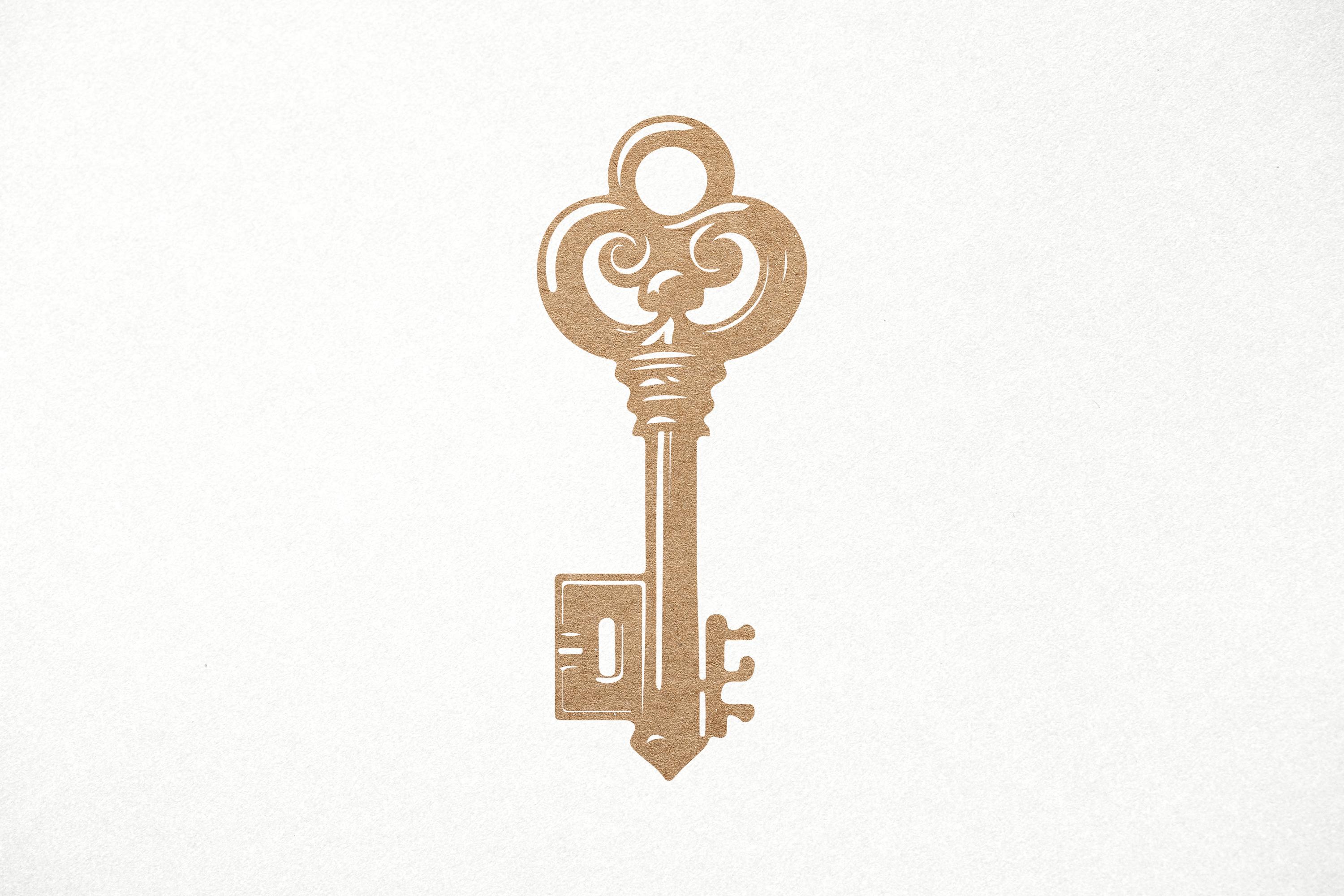 Key Svg. Antique Key Svg. Digital SVG PNG DXF Files for Vinyl/paper ...