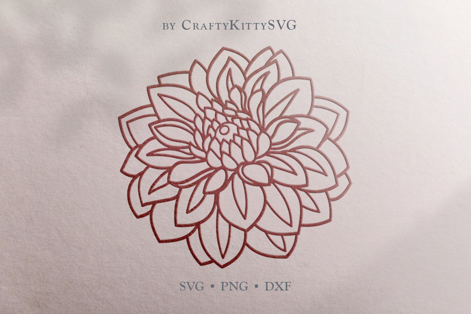 Dahlia Flower Svg. Peony Flower Svg. Digital SVG PNG DXF Files - Etsy ...