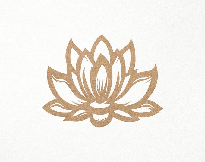 Lotus Svg. Lotus Flower Svg. Digital SVG PNG DXF Files for Vinyl/paper ...