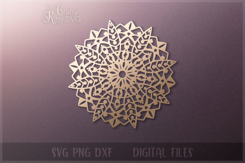 Mandala Svg. Round Mandala Svg. Digital SVG PNG DXF Files for - Etsy