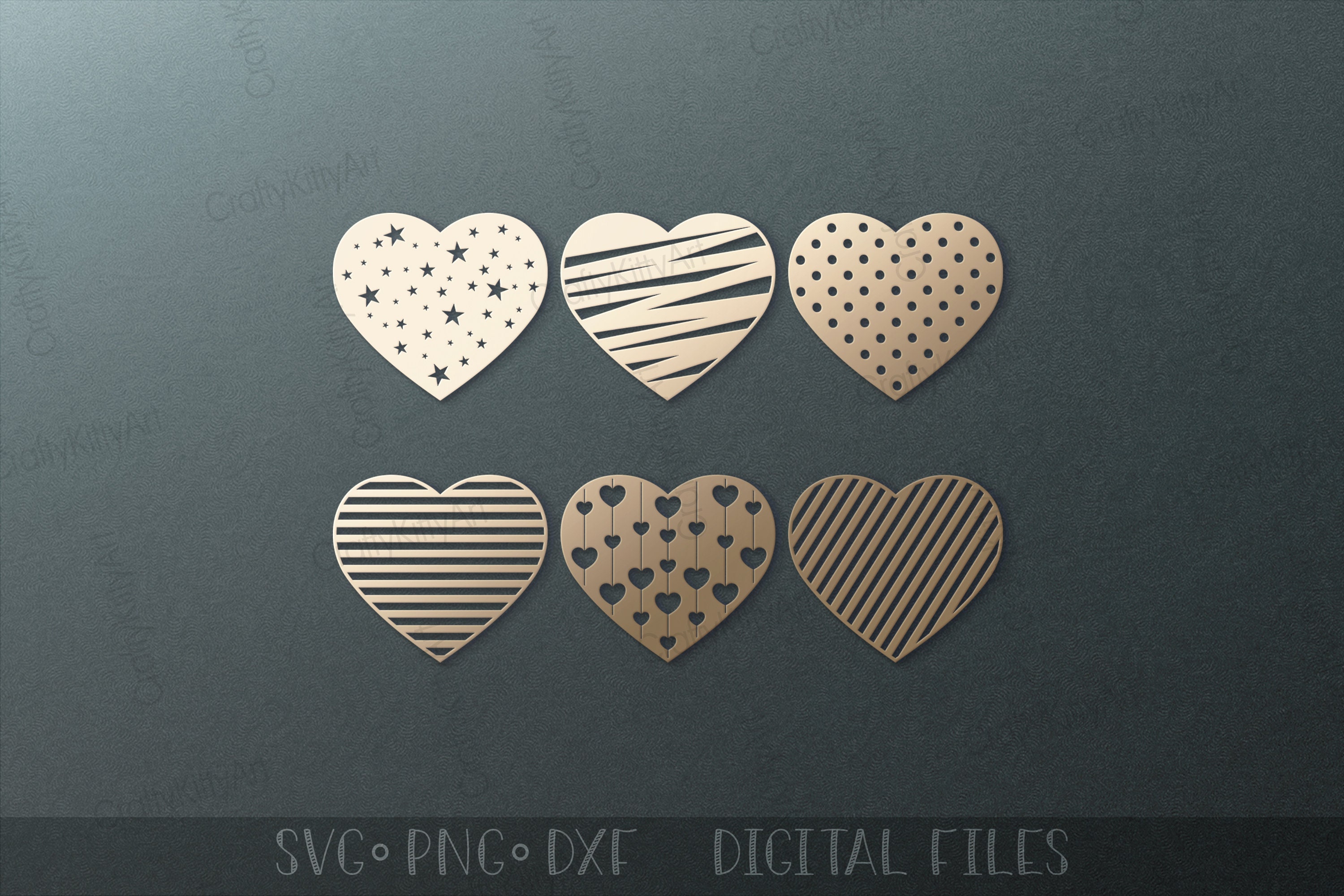 Heart Svg Bundle. Love Heart Svg. Digital SVG PNG DXF Files for Vinyl ...
