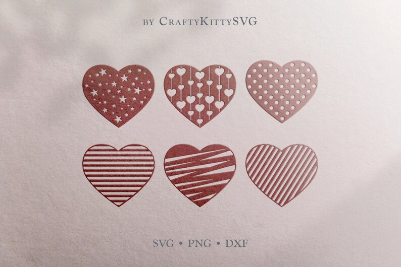 Heart Svg Bundle. Love Heart Svg. Digital SVG PNG DXF Files - Etsy