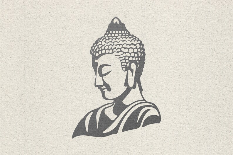 Buddha Svg. Buddha Face Svg. Digital SVG PNG DXF Files for Vinyl/paper ...