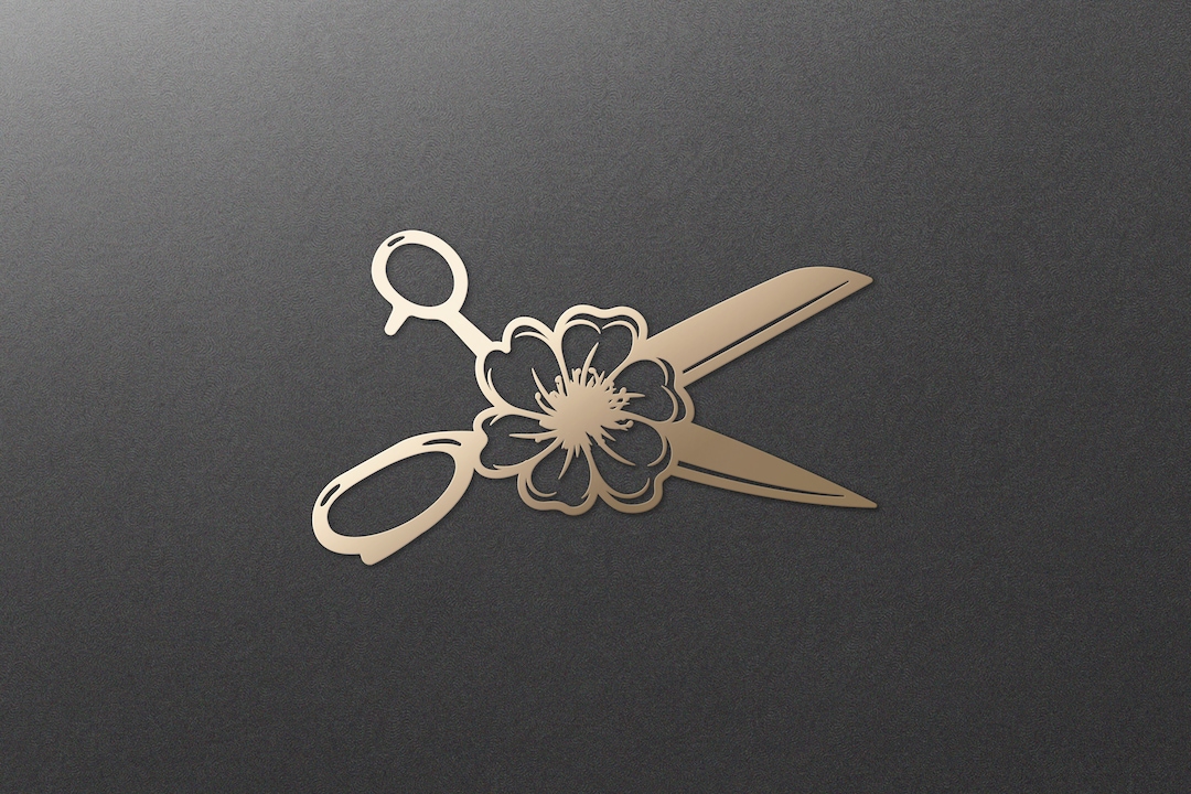 Scissors Svg. Floral Scissors Svg. Flower Scissors Svg. Digital SVG PNG ...