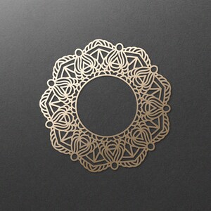 Mandala Monogram Frame Svg. Digital SVG PNG DXF Files for Vinyl/paper ...