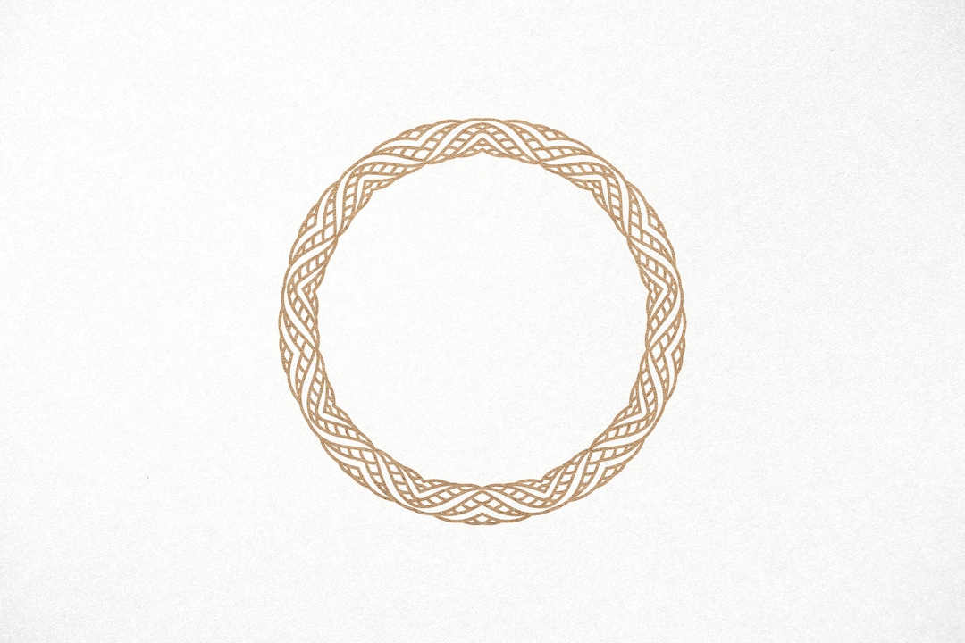 Rope Frame Svg. Rope Circle. Rope Ring. Rope Border. Round Rope ...
