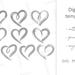 Hearts Svg. Heart Svg Bundle. Digital SVG PNG DXF File for Cricut ...