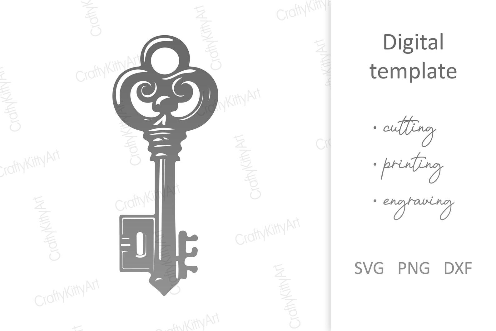 Key Svg. Antique Key Svg. Digital SVG PNG DXF Files for Vinyl/paper ...