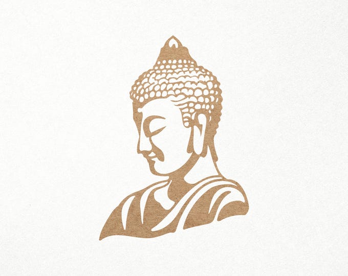 Buddha Svg. Buddha Face Svg. Digital SVG PNG DXF Files for Vinyl/paper ...