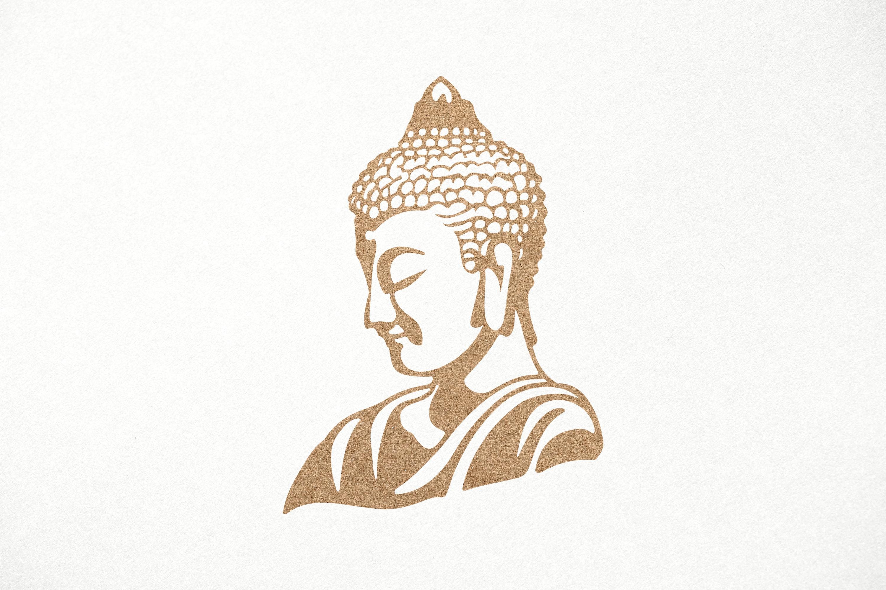 Buddha Svg. Buddha Face Svg. Digital SVG PNG DXF Files for Vinyl/paper ...