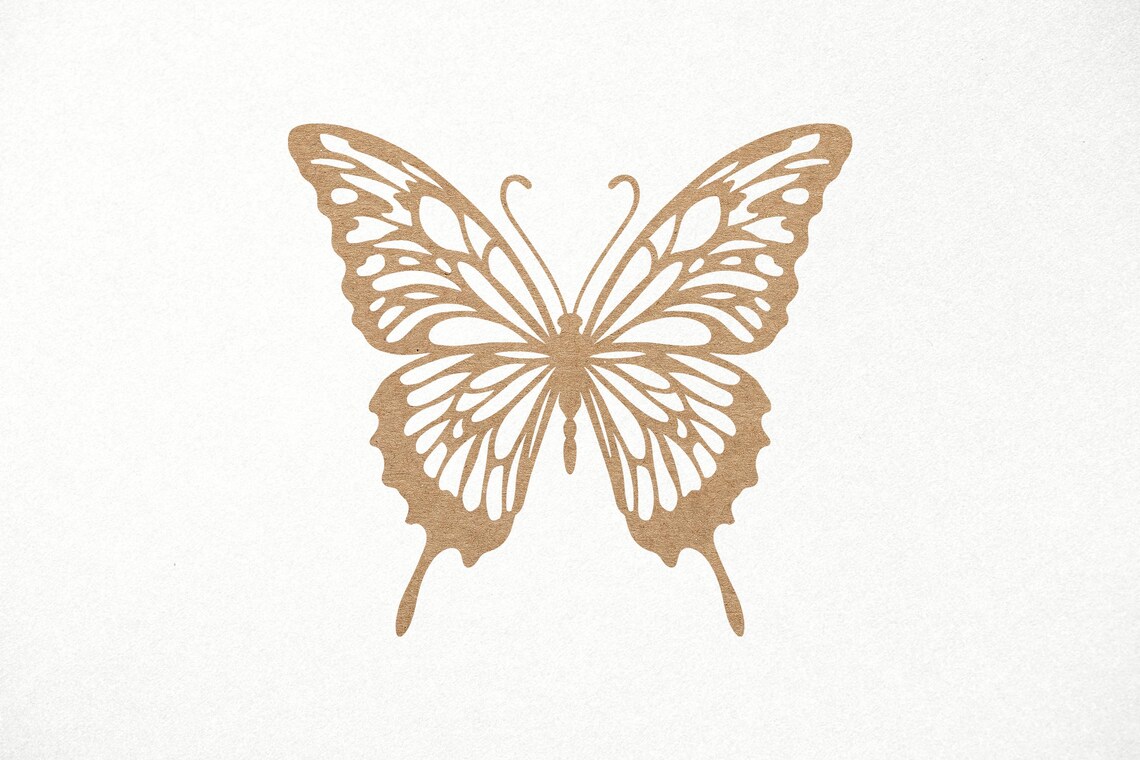 Butterfly Laser Cut Svg File. Butterfly Papercut Svg. Digital SVG PNG ...