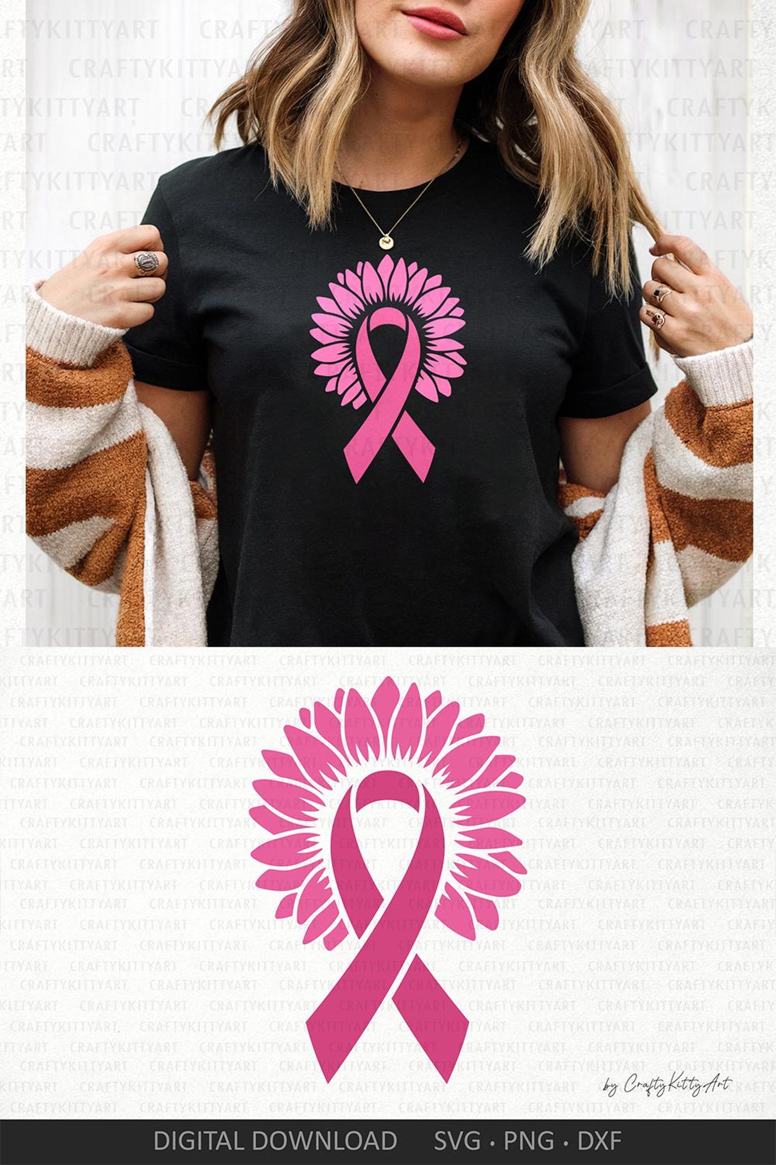 Breast Cancer Awareness Ribbon Svg. Fight Cancer Pink Ribbon Svg ...