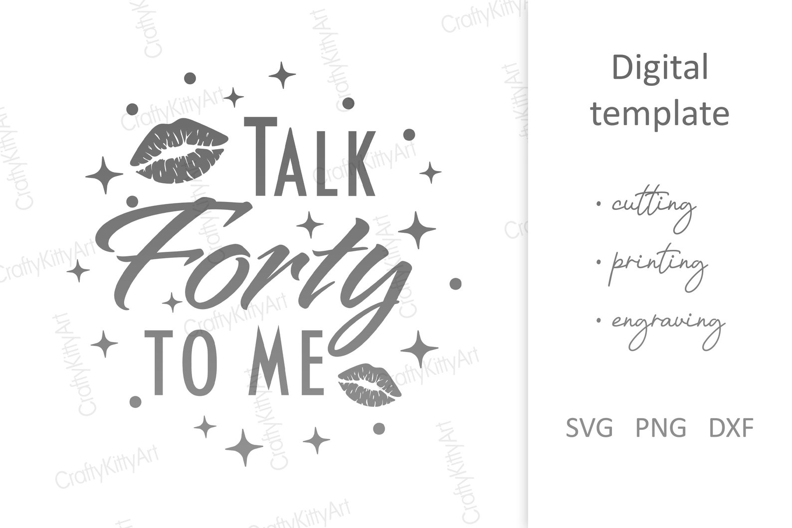 Talk Forty to Me Svg. Talk 40 to Me Svg. Digital SVG PNG DXF Files for ...