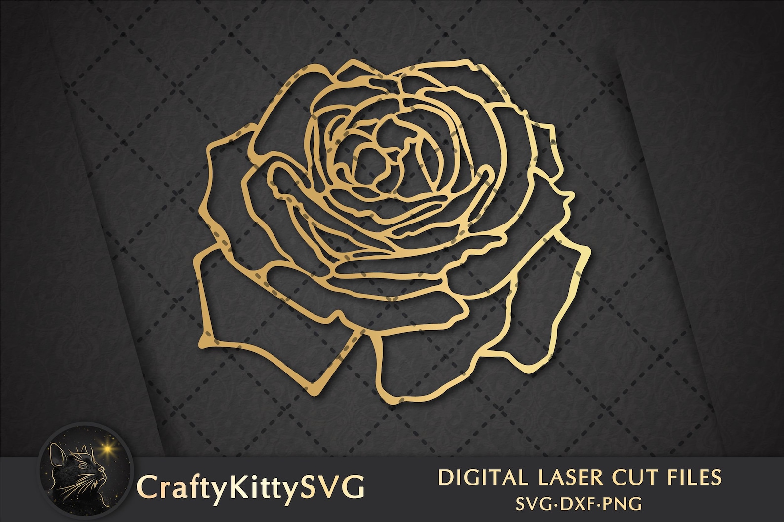 Rose Laser Cut Files Flower Laser Cut Files Rose Svg - vrogue.co