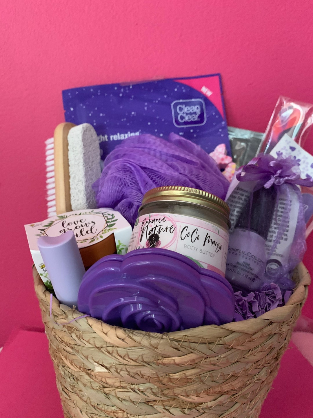 Small Spa Basket - Etsy