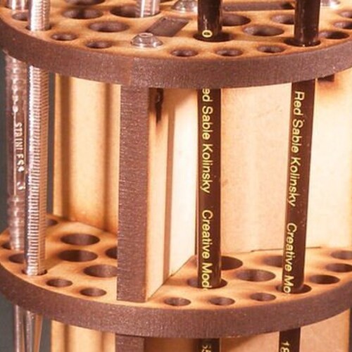 Dragon Tail Horizontal Brush/ Tool Rack - Etsy