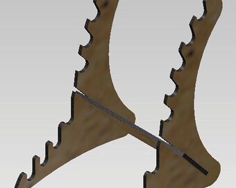 Modeller's Rectangular Paint Brush & Tool Rack - Etsy