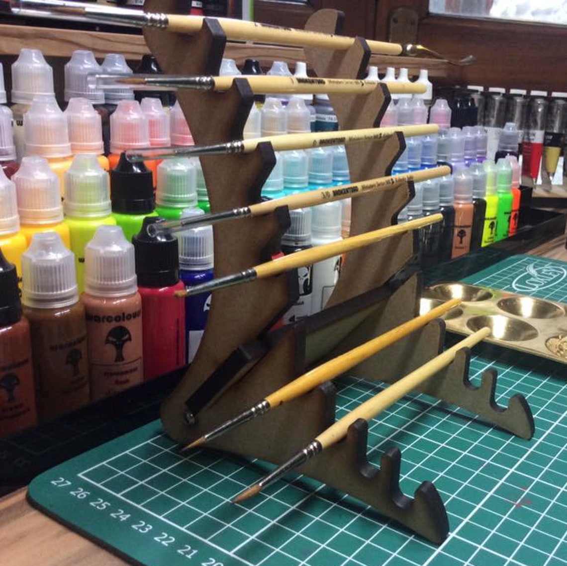 Dragon Tail Horizontal Brush/ Tool Rack | Etsy