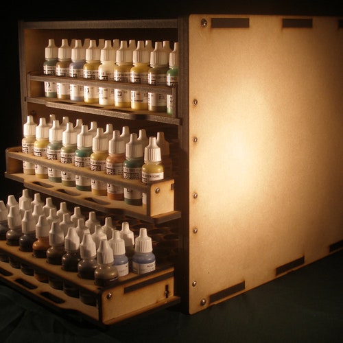 3 Tier Paint Rack for All Major Paint Types - Etsy