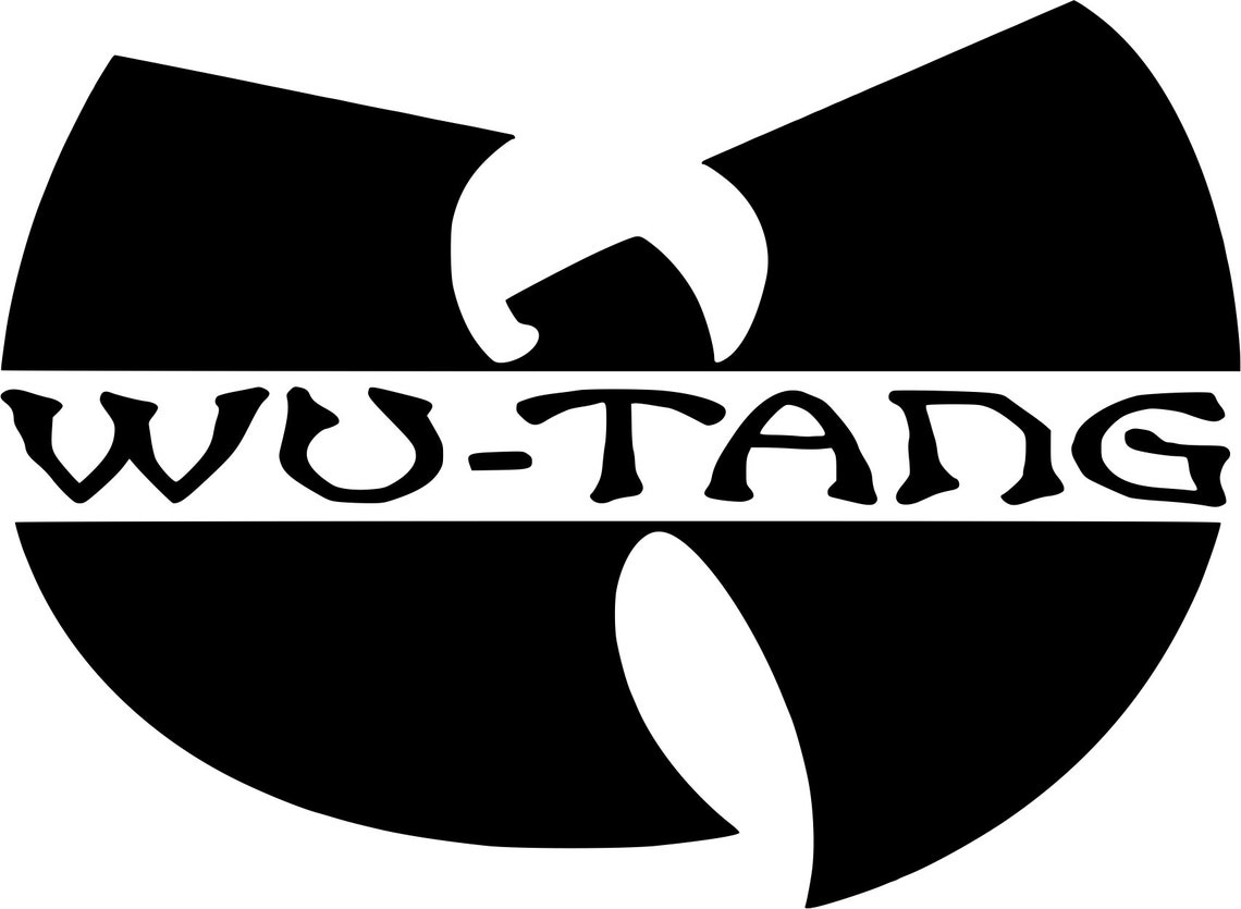 Wu-tang Clan Logo Wall Art Vinyl Decal Sticker Hip Hop Music Icon ...