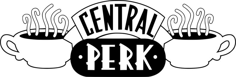 Central Perk Logo #FRIENDS TV Show Vinyl Art Stickers Walls Decals ...