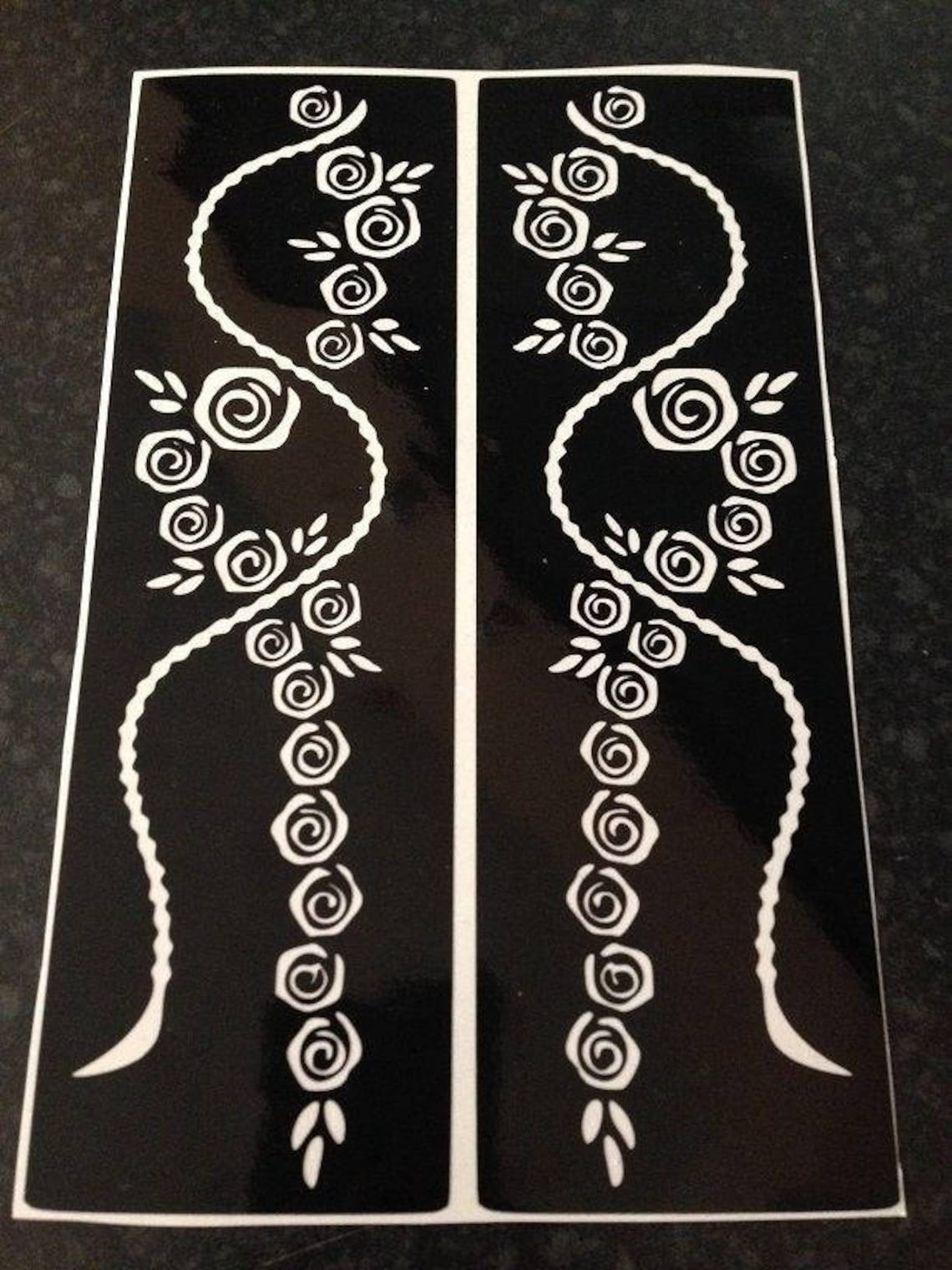Popular #henna Sticker Temporary Tattoo Body Art Mahndi Stencil Indian ...