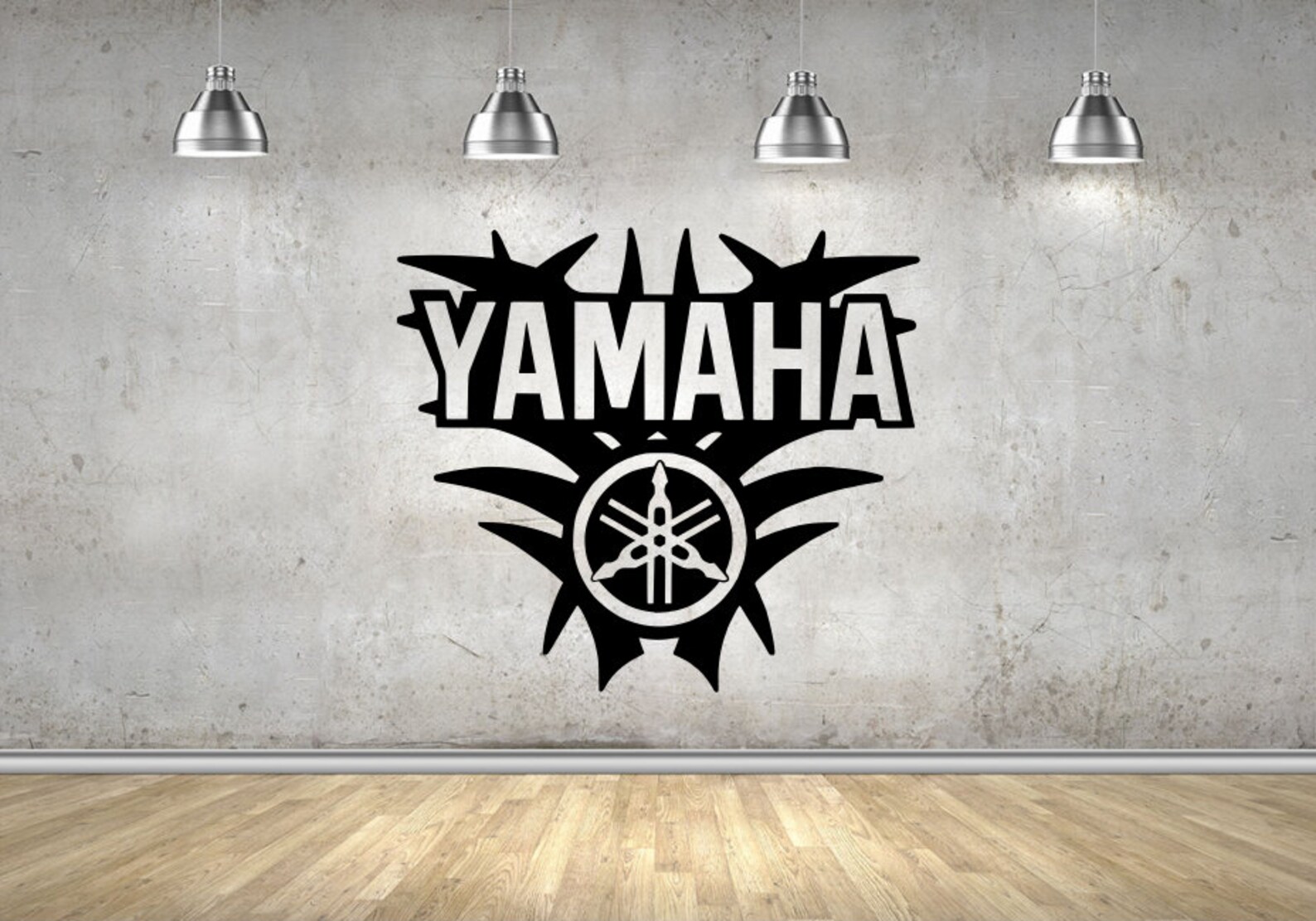 YAMAHA Wall Art Decal Sticker Stencil Bike #motorcycle Vinyl Racing ...