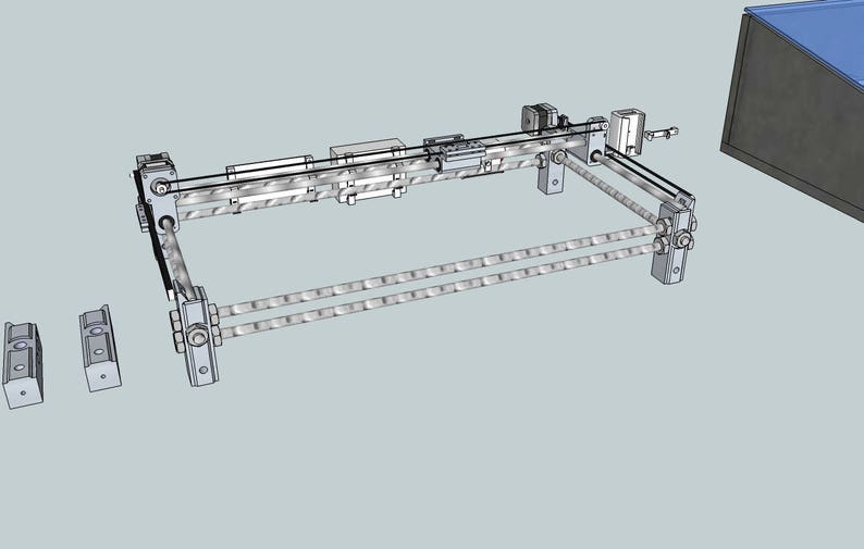 Laser Engraver - Cutter 3D Model Sketchup - Etsy