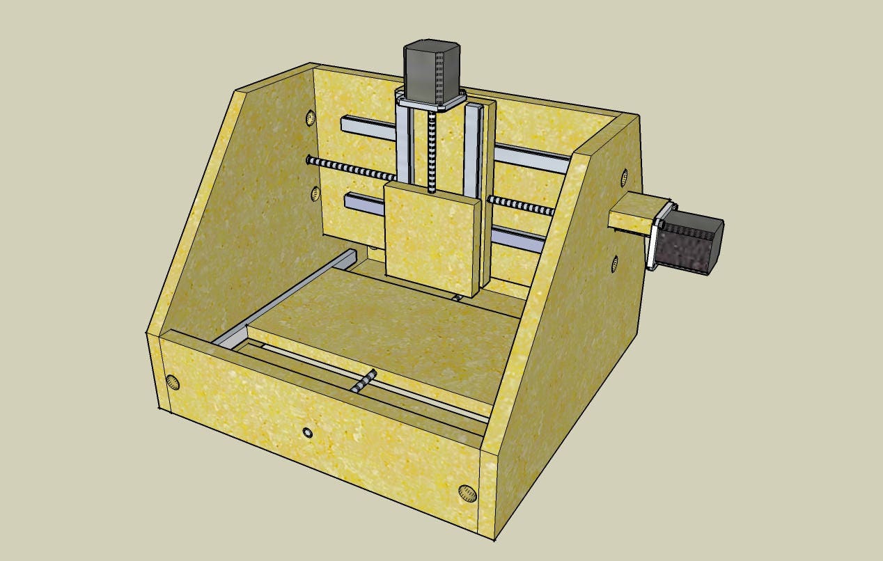 Mini Cnc 3D Model Sketchup MDF | Etsy Australia