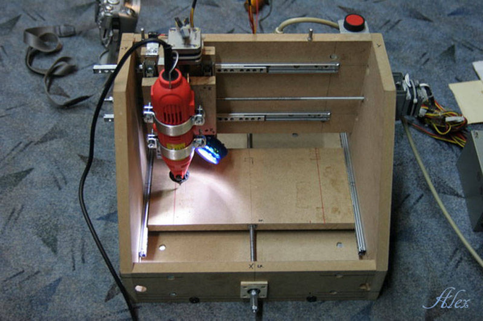 Mini cnc modelo 3D SketchUp MDF - Etsy España