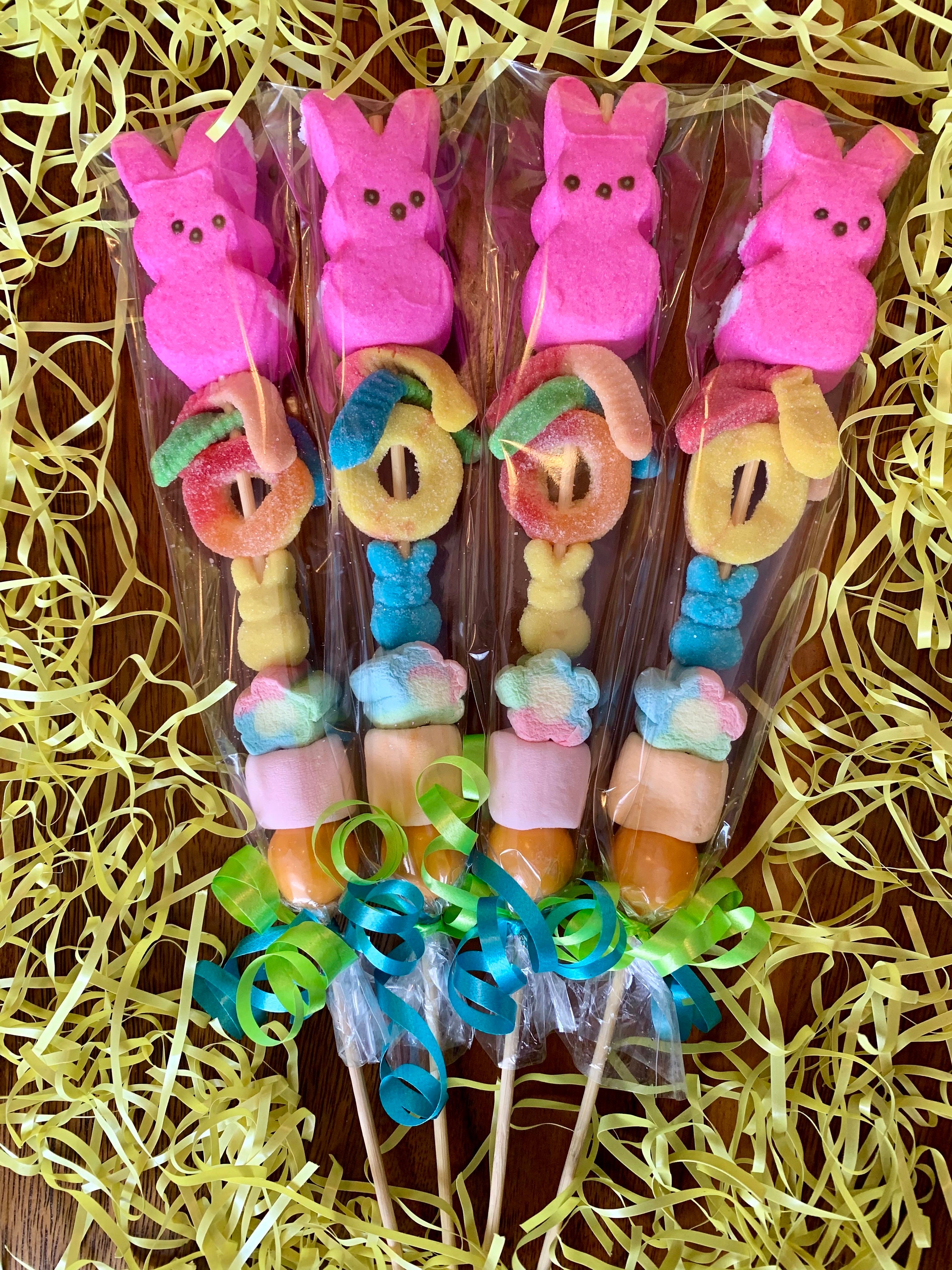 Holiday Candy Kabob Sets (4) - Etsy
