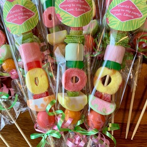 4 Luau Candy Kabobs - Etsy