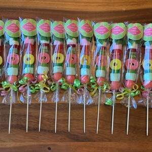 4 Luau Candy Kabobs - Etsy