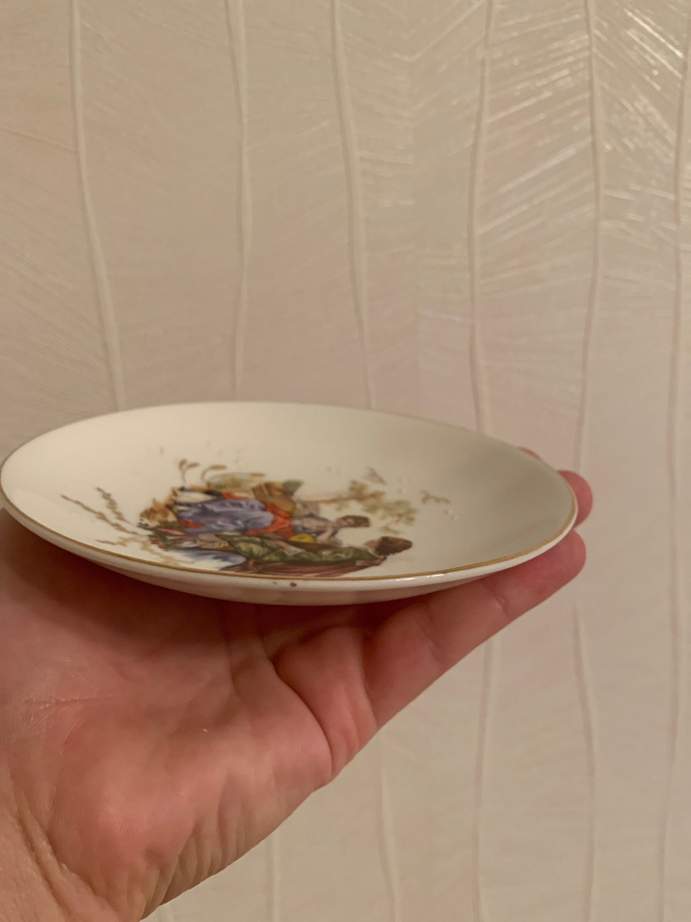 Bone Porcelain Collectible Vintage Hand Made Plate. Lithuania - Etsy