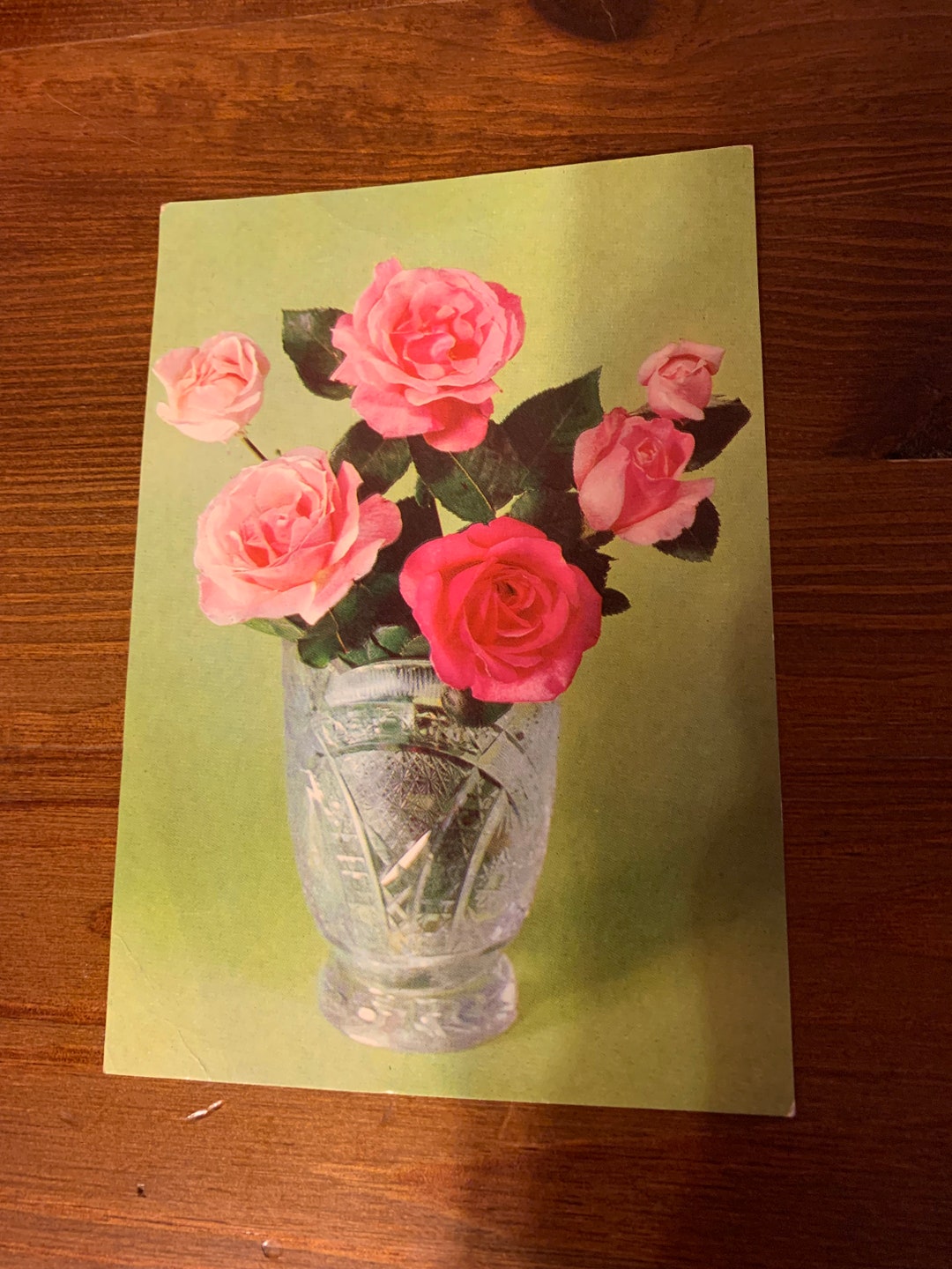 Vintage Lithuanian Postcard 1980. Soviet Union Times - Etsy