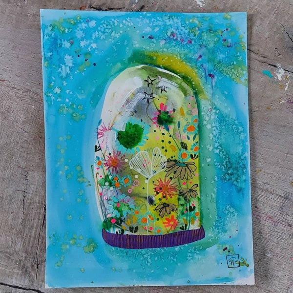 Terrarium Painting - Etsy