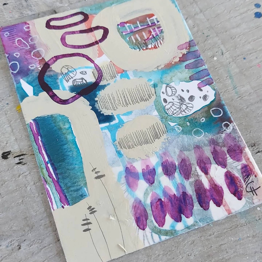 Mini Abstract 24 Abstract Painting, Original Art, Abstract Art ...