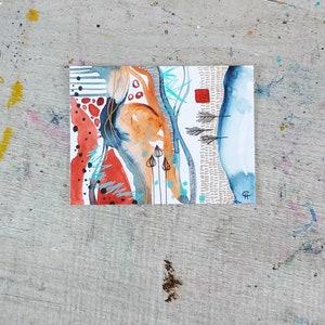 Mini Abstract #48 - Abstract Painting, Original Art, Abstract Art ...