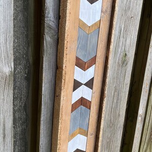 Rustic Chevron Wood Wall Art, Reclaimed Wood Wall Art, Reclaimed Lath ...