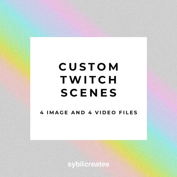 Custom Twitch Scenes - Etsy