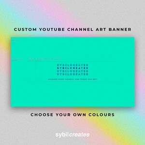 Custom Youtube Channel Art Banner Modern Clean Branding - Etsy