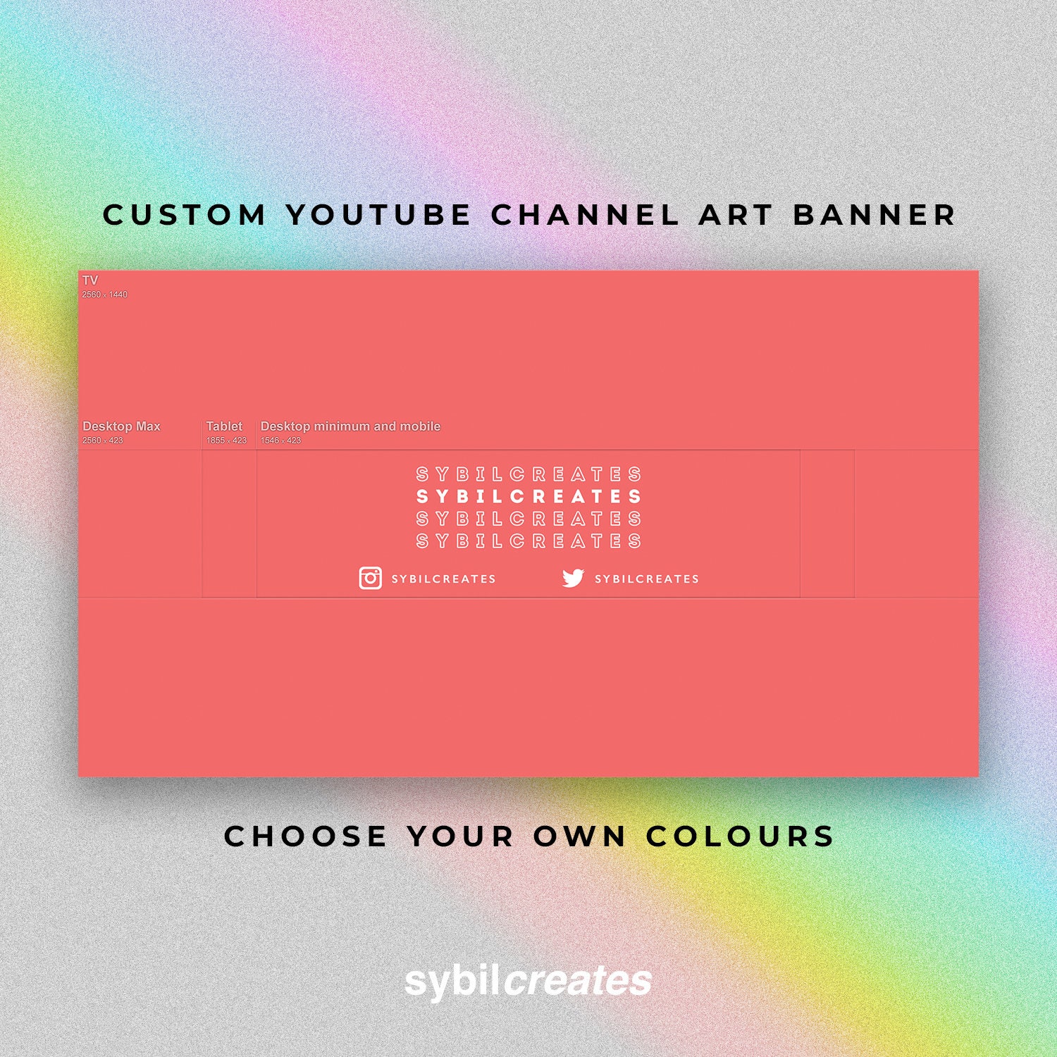Custom Youtube Channel Art Banner Modern Clean Branding - Etsy
