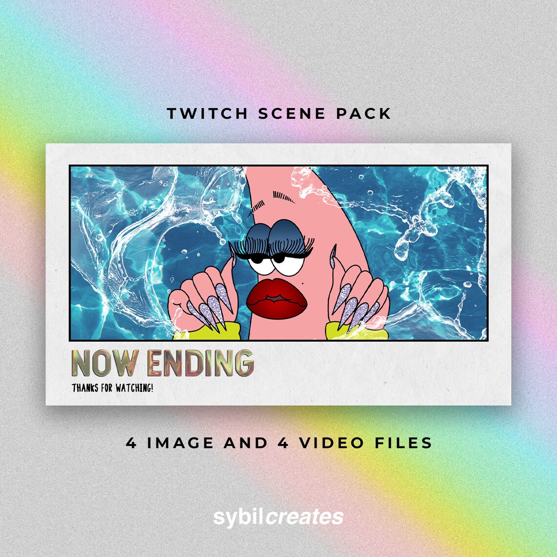 Twitch Scene Pack Yas Patrick Meme Animated 4 Image and - Etsy