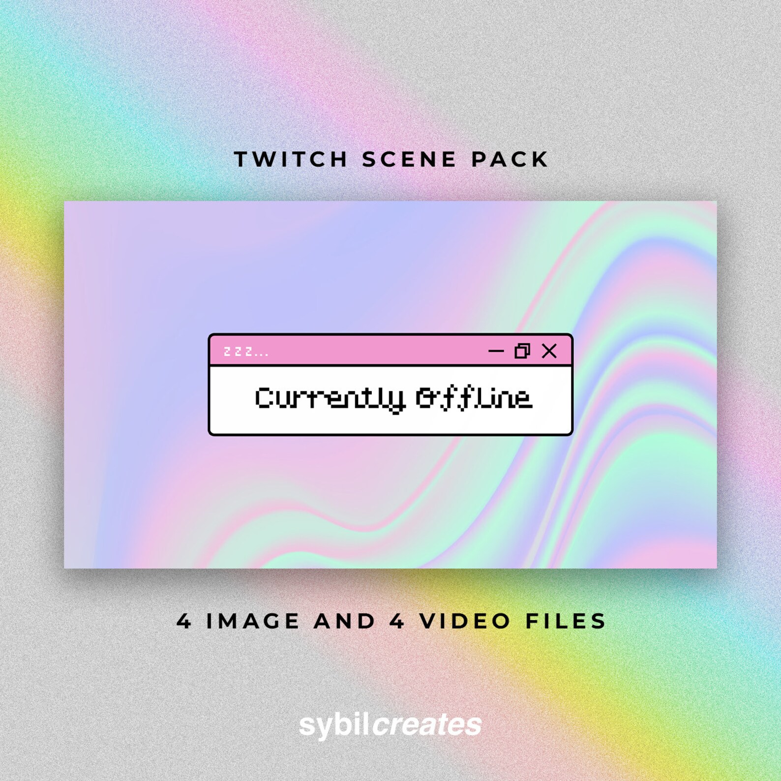 Twitch Scene Pack Pretty Trippy Digital Animated 4 Image - Etsy UK